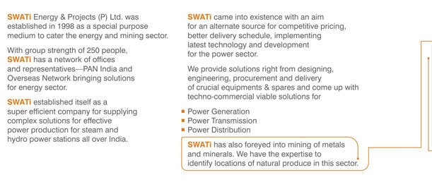 swati energy & projects pvt. ltd. - about us